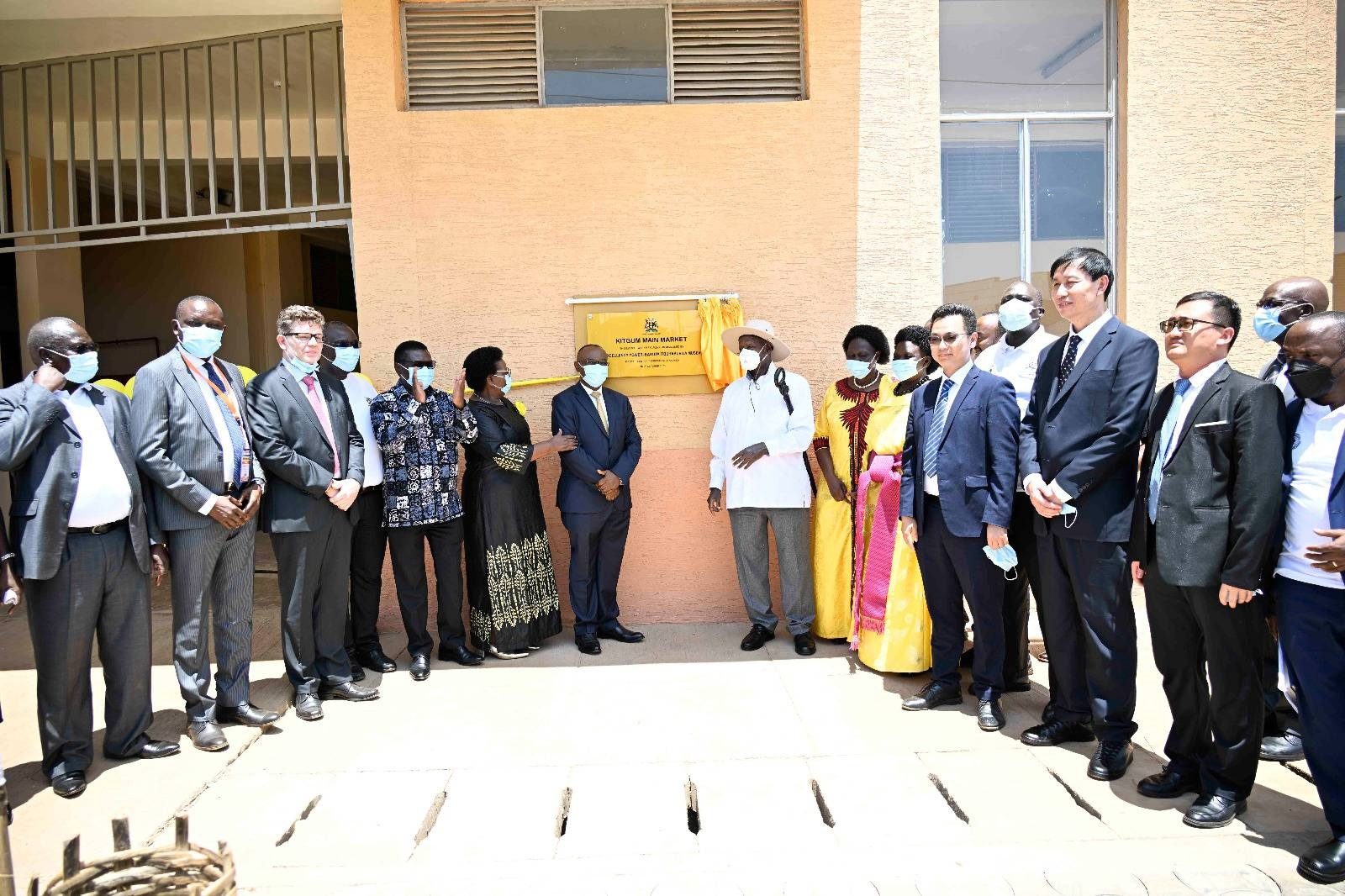 President Museveni Commissions Kitgum Main Market - State House Uganda