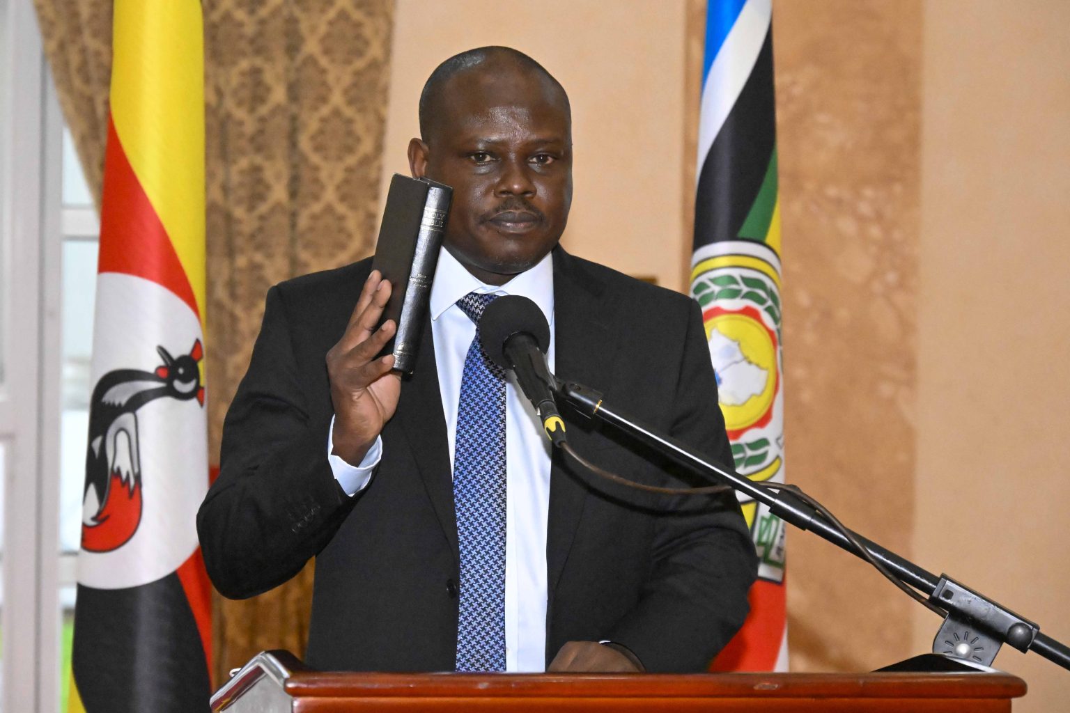 Edward Akol Sworn-In As New Auditor General - State House Uganda