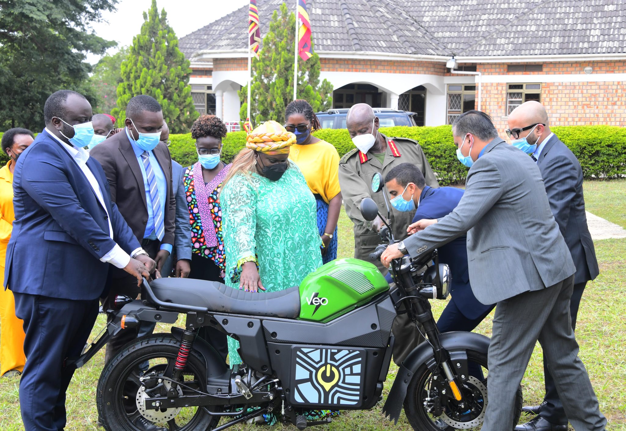 President Museveni Commissions Spiro Electric Motorbikes In Uganda - State House Uganda