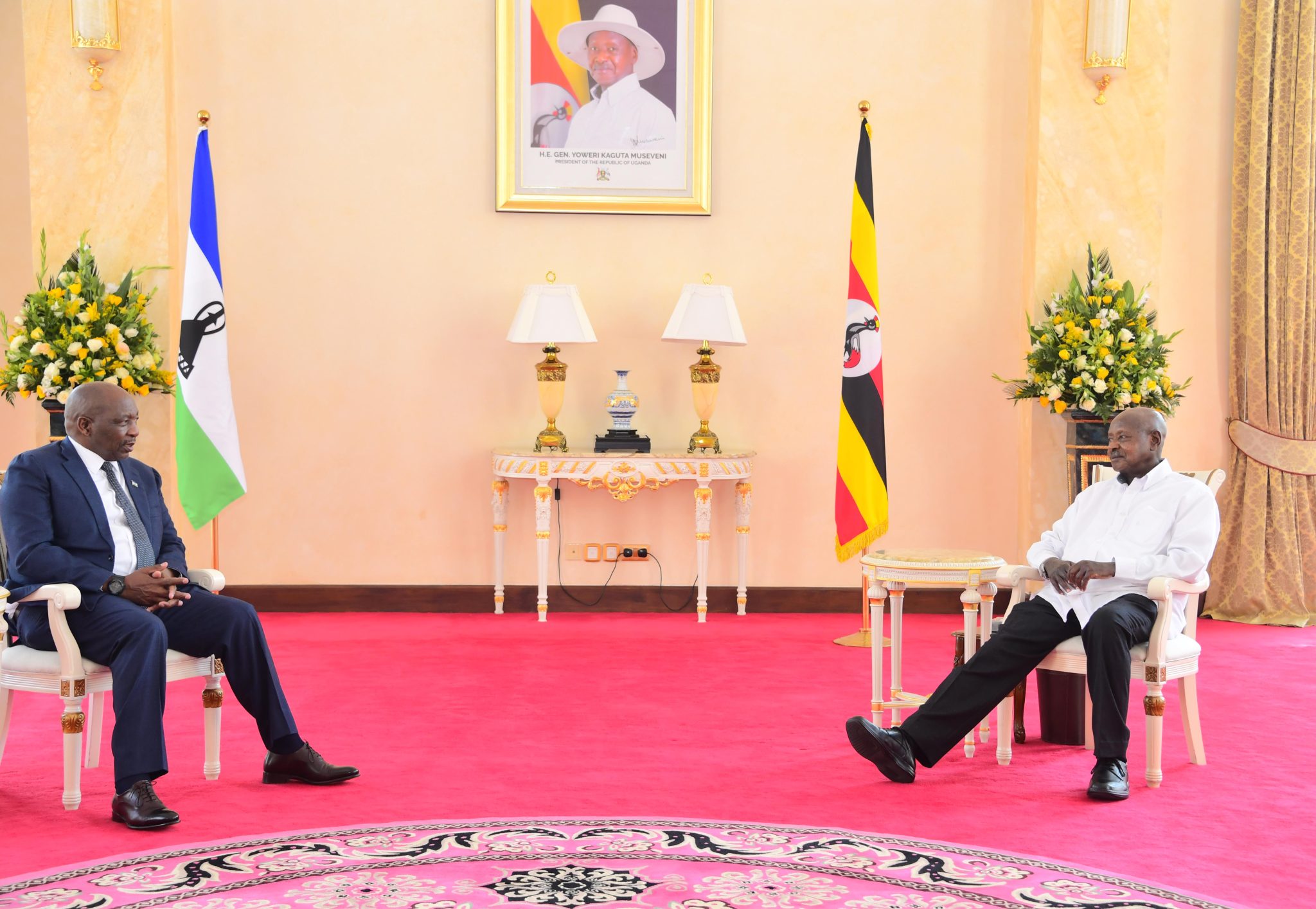 President Museveni Hosts Lesotho’s Prime Minister - State House Uganda