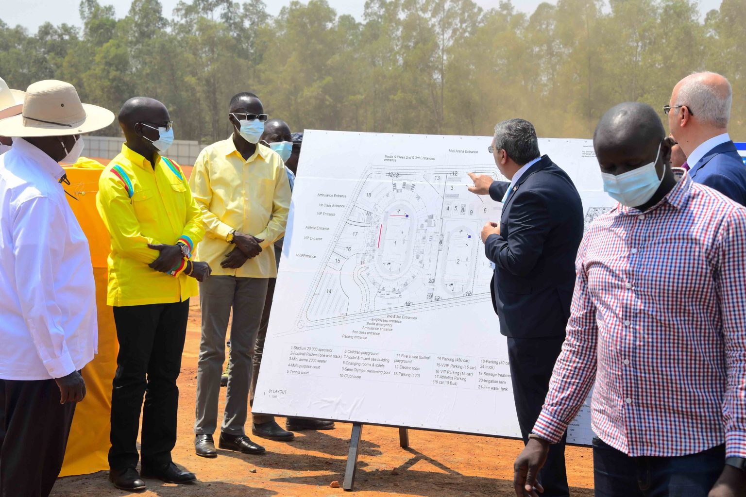 President Museveni Launches Construction Of Akii-Bua Olympic Stadium ...