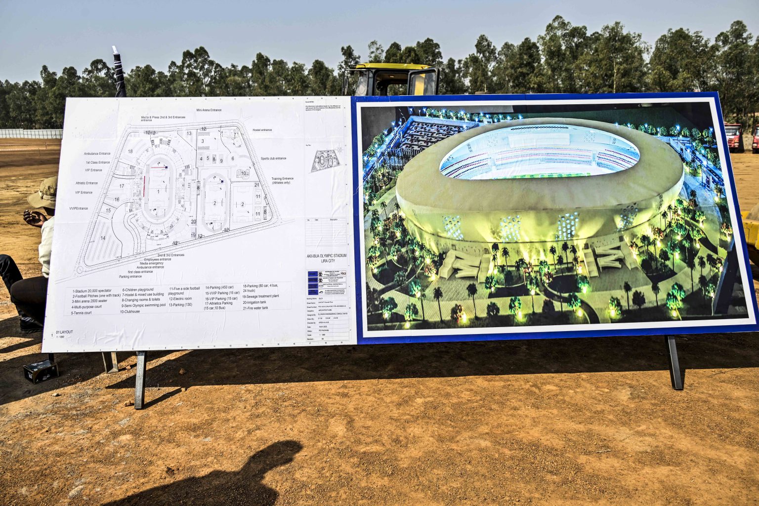 President Museveni Launches Construction Of Akii-Bua Olympic Stadium ...