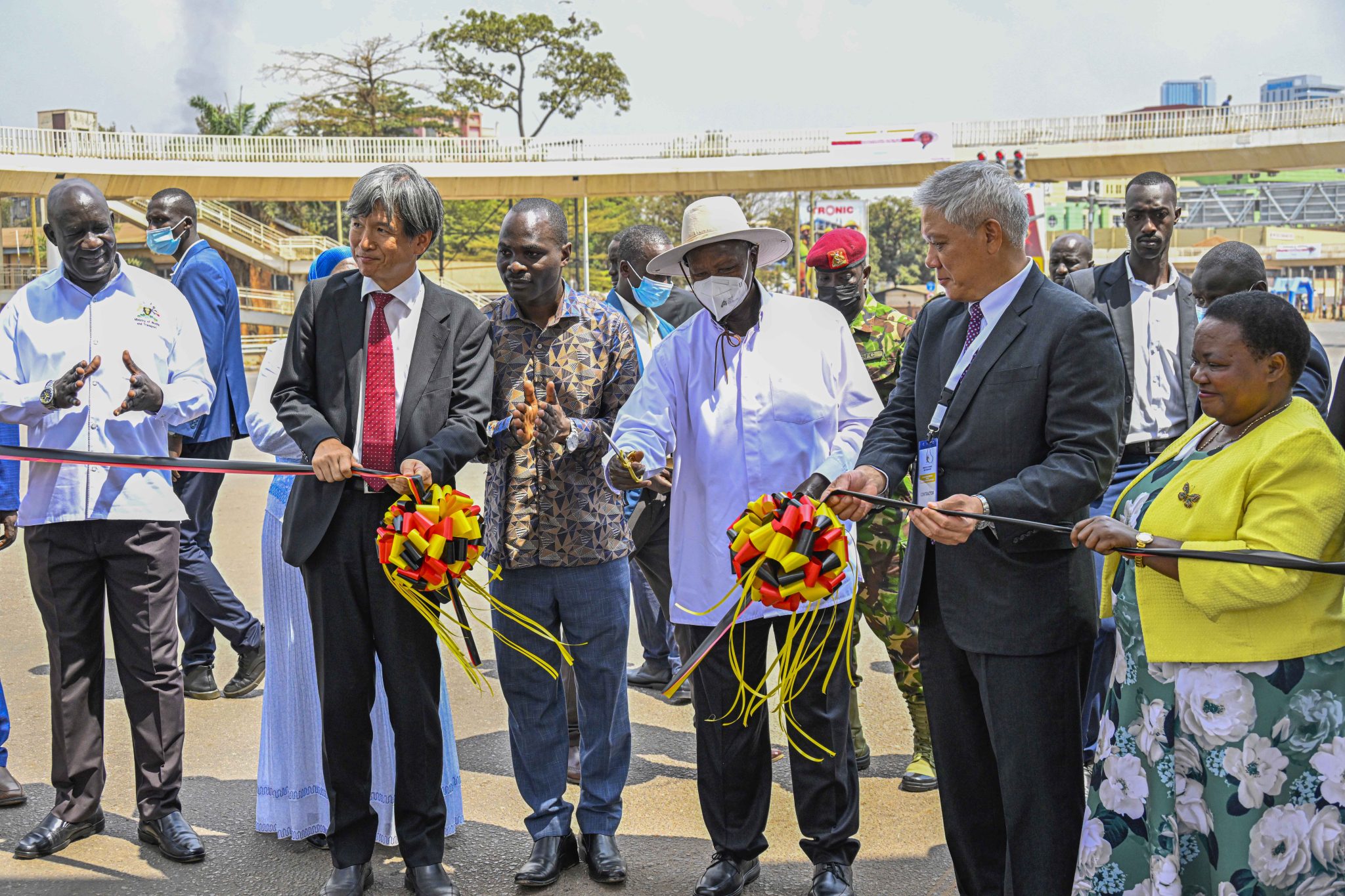 President Museveni Commissions New Kampala Flyover, Calls For ...