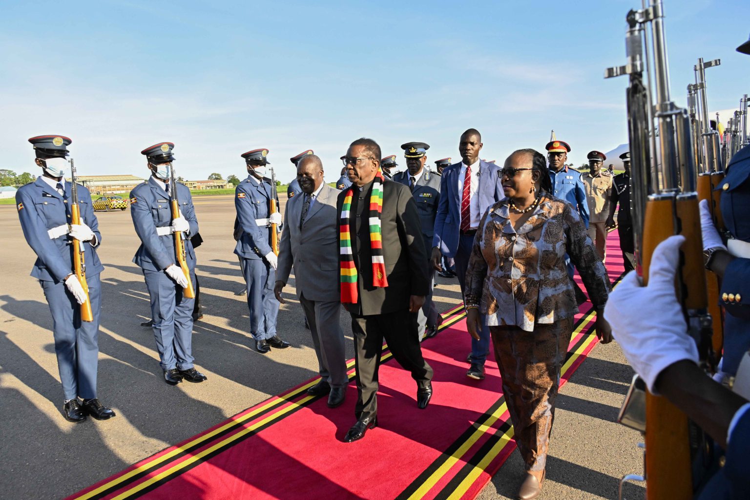 Zimbabwe President Arrives In Uganda Ahead Of The 11th Africa Regional ...