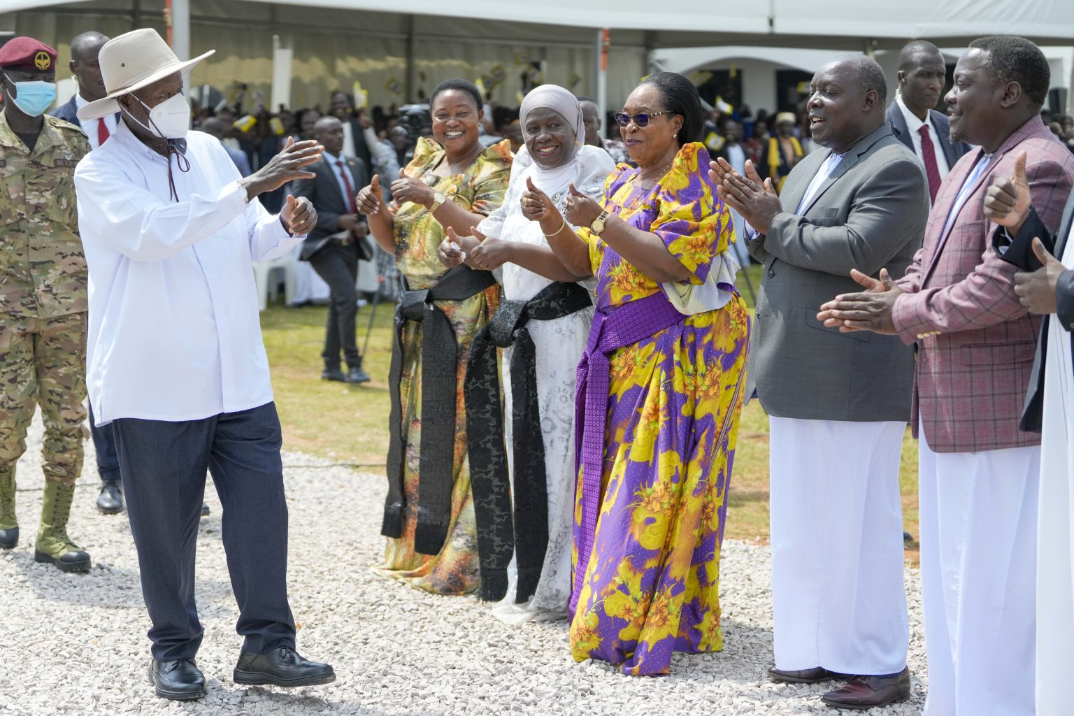 President Museveni Breaks Ground For Shs 58 Billion Lwattamu House ...