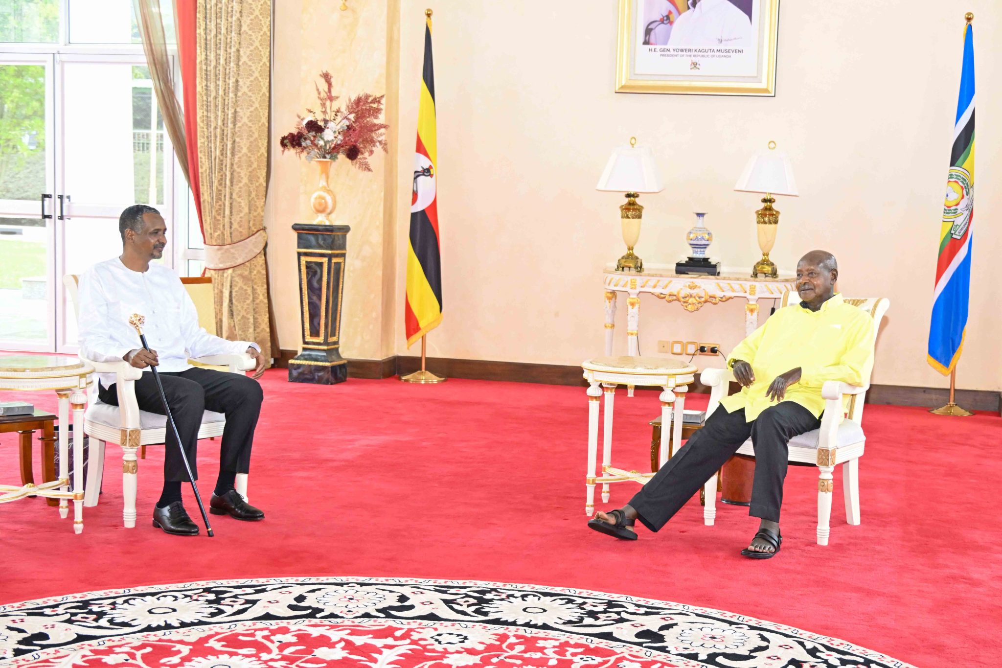 President Museveni Hosts Sudan’s RSF Leader Mohamed Hamdan Dagalo ...