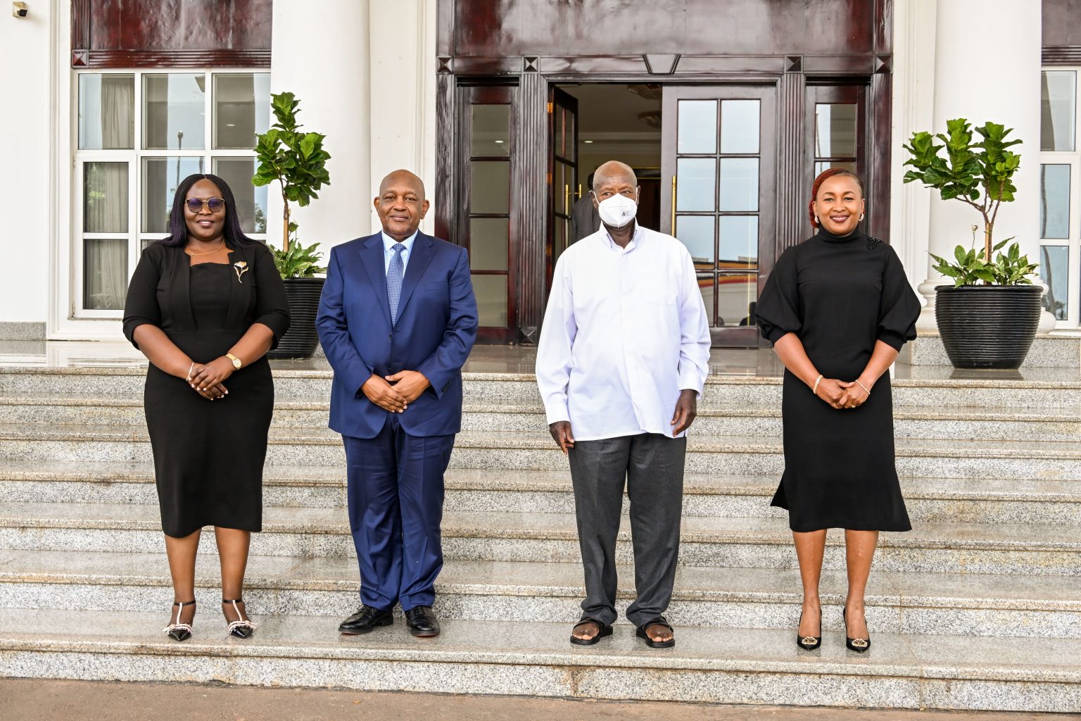 President Museveni Meets MTN Uganda Leadership, Discuss Role Of ...